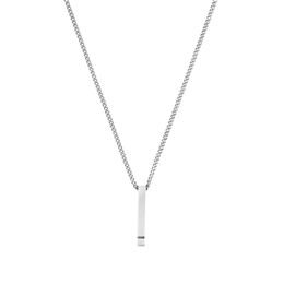 Tom Tailor Herren Kette mit Anh&auml;nger, Edelstahl, L: 60 B: 2,8mm, silber, Edelstahl, B:2,8mm, Halsketten