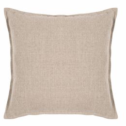 Dekokissen Pad, B:45cm L:45cm, beige, Leinen, Dekokissen_Sitzkissen_Kissenh&uuml;llen, "COLETTE", Made in Europe