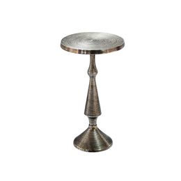 FineBuy Beistelltisch in Silber / Aluminium / 30x30x54 | Gr.: onesize