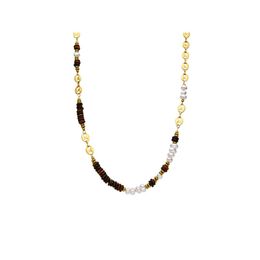 Luxenter Halskette mit Tigerauge, 18K vergoldet &ndash; Kimbalbo | Gr.: onesize