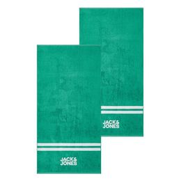 Jack & Jones Jack & Jones Handtuch JACCLUB TOWEL 2er Pack in Gr&uuml;n | Gr.: onesize