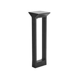 Beliani Pollerleuchte MALDEN in Schwarz - (W) 17 x (H) 60 x (L) 17 cm | Gr.: onesize