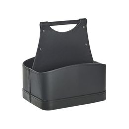 Beliani Korb URUK in Grau - (W) 32 x (H) 33 x (L) 23 cm | Gr.: onesize