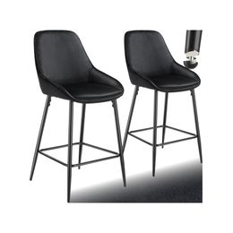 TecTake Thekenstuhl gepolstert, 49 x 54 x 100 cm, Belastbarkeit 120 kg | Gr.: onesize