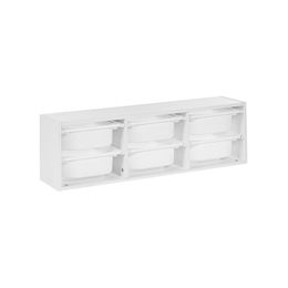 Beliani Ablageregal TOBIN in Wei&szlig; - (W) 98 x (H) 29 x (L) 21 cm | Gr.: onesize