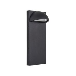 Beliani Wandleuchte f&uuml;r den Au&szlig;enbereich SAJUR in Schwarz - (W) 12 x (H) 28 x (L) 9 cm | Gr.: onesize