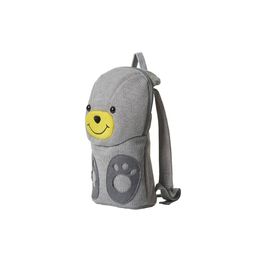 Crochetts Rucksack mit Teddyb&auml;r in Grau und Gelb &ndash; (B)19 x (H)31 x (T)10 cm | Gr.: onesize