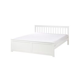Beliani Doppelbett OLENDON in Wei&szlig; - (W) 169 x (H) 82 x (L) 206 cm | Gr.: onesize