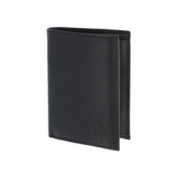 Oxmox Leather Geldb&ouml;rse RFID Schutz Leder 13 cm in schwarz-ox 2.0 | Gr.: onesize