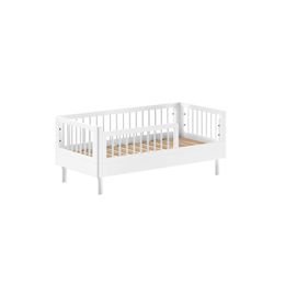 58 aufm Kessel JUNIORBETT 70x140 Keeley Buche Wei&szlig; Holz Komfort Stabil Modern | Gr.: onesize