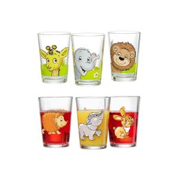 Ritzenhoff & Breker Ritzenhoff & Breker 6er Set Kindergl&auml;ser Dschungeltiere Waldtiere 205 ml bunt in bunt | Gr.: onesize