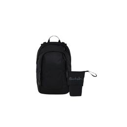 Satch Schulrucksack-Set AIR Blackjack 2-teilig in Schwarz | Gr.: onesize