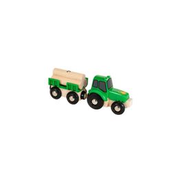 Brio Aktionsspiel Traktor mit Holz-Anh&auml;nger in bunt | Gr.: onesize