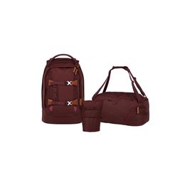 Satch Schulrucksack-Set PACK "Nordic Ruby" 3-teilig in Rot | Gr.: onesize