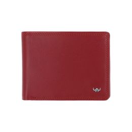 Golden Head Polo Geldb&ouml;rse RFID Schutz Leder 12 cm in rot | Gr.: onesize