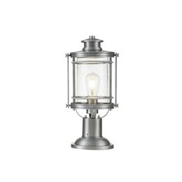 Licht-Erlebnisse Wegeleuchte (B)21.9 x (L)21.9 x (H)46.6 cm in Aluminium geb&uuml;rstet Transparent | Gr.: onesize
