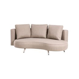 Beliani 4-tlg Gartensofa PARORI in Beige linksseitig | Gr.: onesize