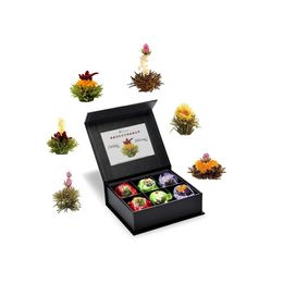 Creano MIXED 6er Magnetbox Teeblumen Gr&uuml;ner/Wei&szlig;er/Schwarzer Tee | Gr.: onesize