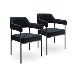 TecTake Armlehnstuhl gepolstert, durchgehende Lehne, 58 x 62 x 85 cm | Gr.: onesize