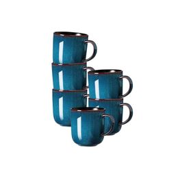 Ritzenhoff & Breker Ritzenhoff & Breker 6er Set Kaffeebecher Bali 400 ml blau in blau | Gr.: onesize