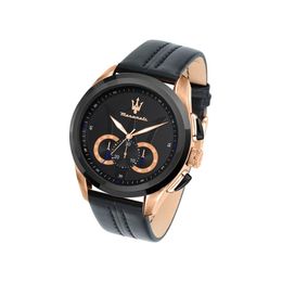 Chronograph-Armbanduhr Maserati Traguardo in schwarz gro&szlig; (ca. 55x45mm) | Gr.: onesize