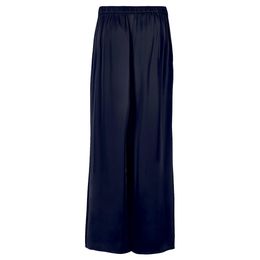 Vera Mont Damen Stoffhose "Damen mit Taschen", blau, Gr. 36, Satin, Obermaterial: 100% Polyester, Hosen, Material