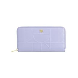 DuDu Up Geldb&ouml;rse RFID Schutz Leder 20 cm in lilac-orange | Gr.: onesize