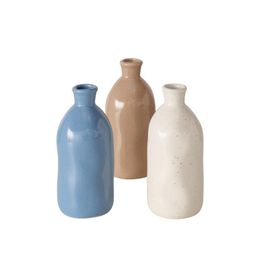 Boltze Vase Mylana aus 3er Set in blau | Gr.: onesize