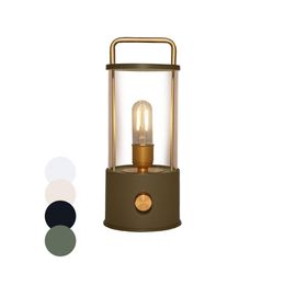 Coen Bakker LED Laterne Lampe dimmbar Warmwei&szlig; IP44 Innen & Au&szlig;en 25x11cm in Taupe | Gr.: onesize