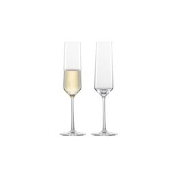 Zwiesel Glas 2er Set Sektgl&auml;ser Pure 209 ml transparent in transparent | Gr.: onesize