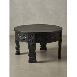 KADIMA DESIGN Couchtisch | Mango, 60x36x60cm, Orient-Style, Rund | Gr.: onesize