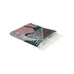 Beliani Kuscheldecke SOMANI in Bunt/Blau/Gr&uuml;n - (W) 130 x (H) 0.3 x (L) 170 cm | Gr.: onesize