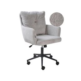 Beliani B&uuml;rostuhl ALPINE in Grau/Schwarz - (W) 61 x (H) 90 x (L) 71 cm | Gr.: onesize