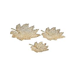 Beliani 3er-Set Tablett PEMALI in Gold | Gr.: onesize