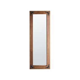 Beliani Wandspiegel BLOSVILLE in Braun - (W) 58 x (H) 164 x (L) 5 cm Vertikal | Gr.: onesize