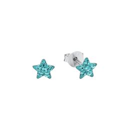 Amor Ohrstecker Silber 925, rhodiniert in T&uuml;rkis | Gr.: onesize