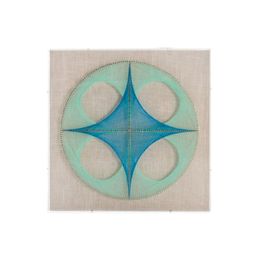 Kayoom Faden-Wandbild Happiness 45 x 45 cm in multi | Gr.: onesize