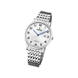 Analog-Armbanduhr Festina Swiss Made silber gro&szlig; (ca. 39,3mm) | Gr.: onesize