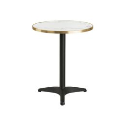 ebuy24 Caf&eacute;Tisch Trine Wei&szlig; 60 x 60 cm | Gr.: onesize