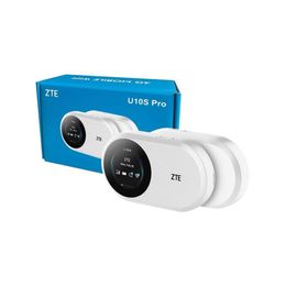 ZTE U10S Pro Wi-Fi 6 GHz Wi-Fi 4 mobiler WLAN Router wei&szlig; tragbar | Gr.: onesize