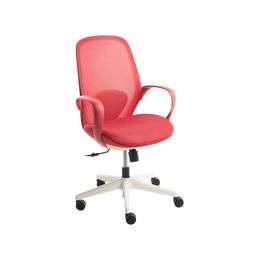 Beliani Professioneller B&uuml;rostuhl FOAMA in Rot/Wei&szlig;/Schwarz | Gr.: onesize