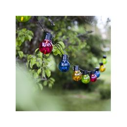 STAR TRADING Solar-Lichterkette ,Partaj Multi', bunte Partybeleuchtung, D&auml;mmerungss | Gr.: onesize