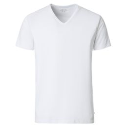 Venti Herren T-Shirt "Venti T-Shirt Doppelpack uni", wei&szlig;, Gr. XXL, 95% Baumwolle, 5% Elasthan, Shirts