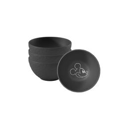 Villeroy & Boch Villeroy & Boch 4er Set M&uuml;slischalen Manufacture Rock - Mickey Mouse &oslash; 14 cm schwarz in schwarz | Gr.: onesize