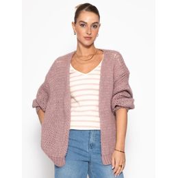 SASSYCLASSY Oversize Cardigan in Altrosa | Gr.: L