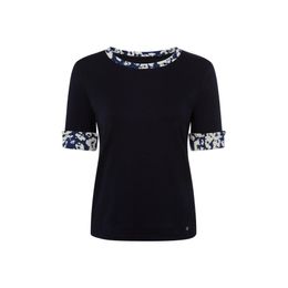 Marc Cain COLLECTIONS Shirt in marine ecru | Gr.: 44