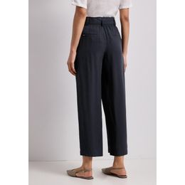 Street One Damen Stoffhosepine grove gr&uuml;n, Gr. 38, unifarben, Stoff, 100% Viskose, Hosen, mit G&uuml;rtel
