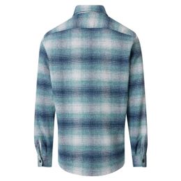 Casamoda Herren Hemdjacke "Casamoda Hemdjacke kariert"blau, Gr. S, 100% Baumwolle, Jacken