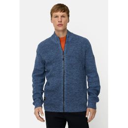 Camel Active Kernige Strickjacke aus Baumwollgemisch in Tintenblau | Gr.: 6XL