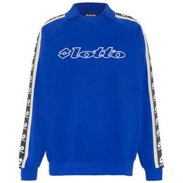 Lotto Herren Sweatshirt, blau, Gr. XL, mehrfarbig, 80% Cotton, 20% Polyester, Sweatshirts, im Retrodesign (Calcio '93)